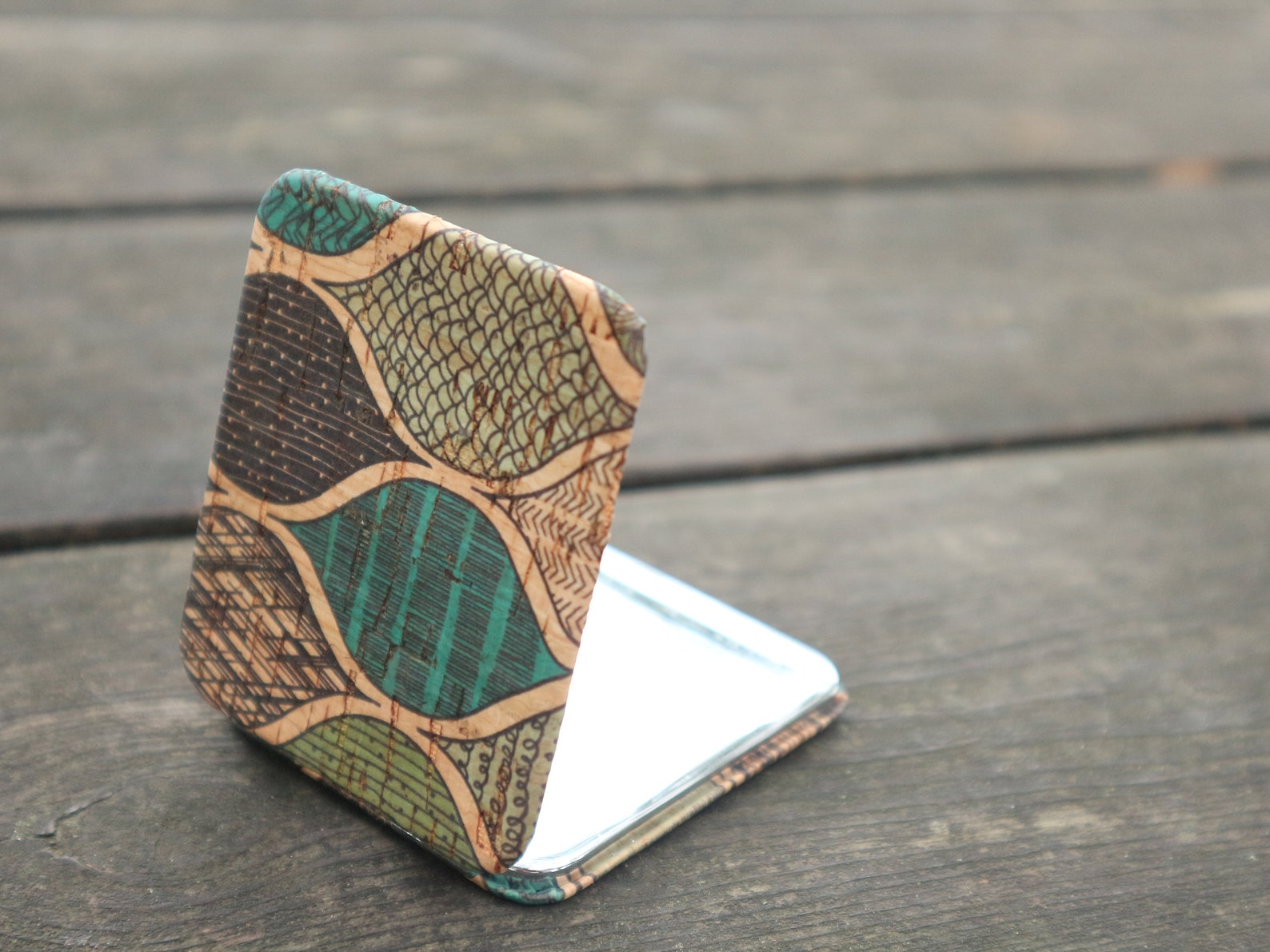 Square Pocket Mirror Small Mirror Purse Mirror | Etsy