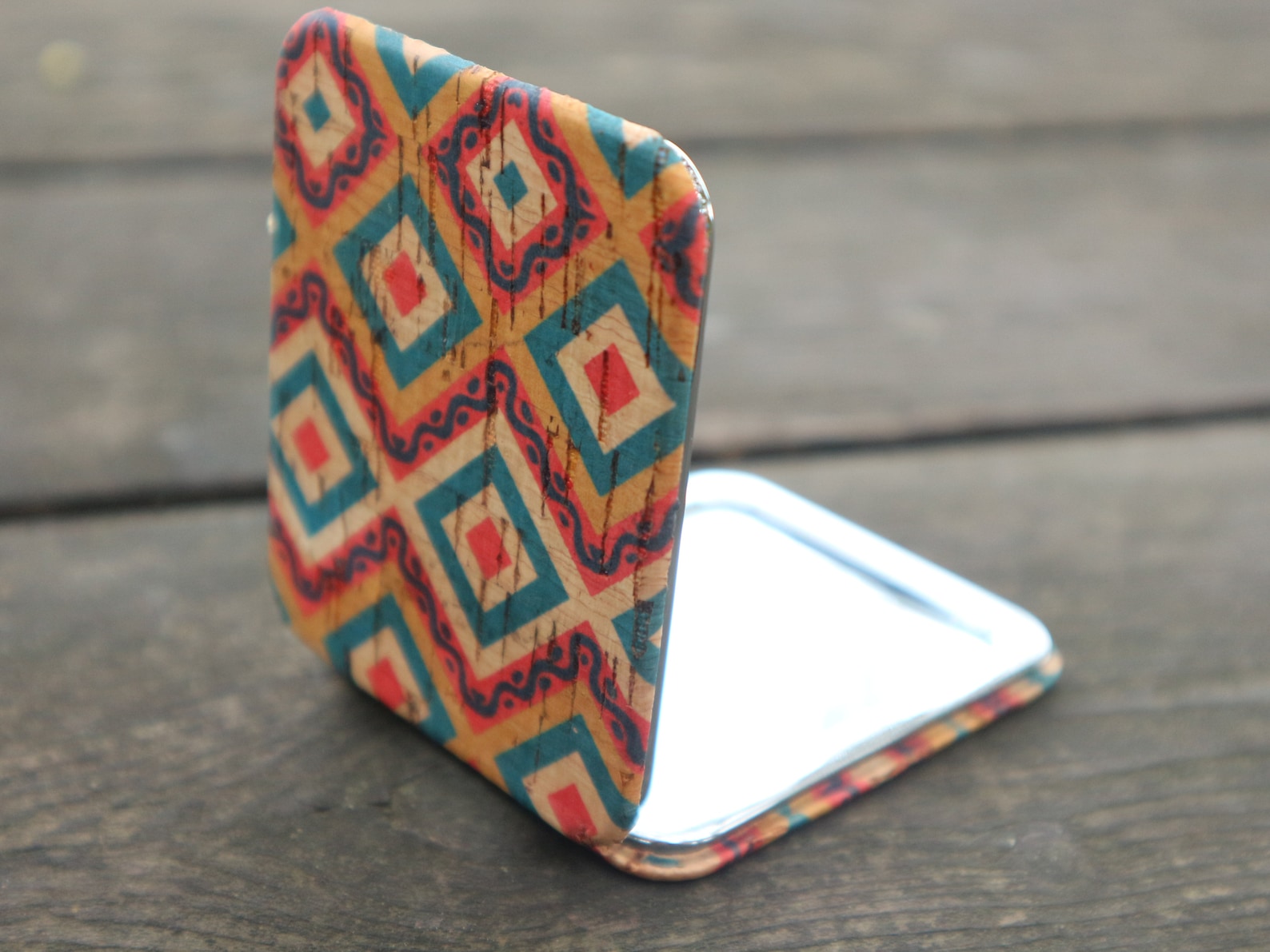 Square Pocket Mirror Small Mirror Purse Mirror | Etsy