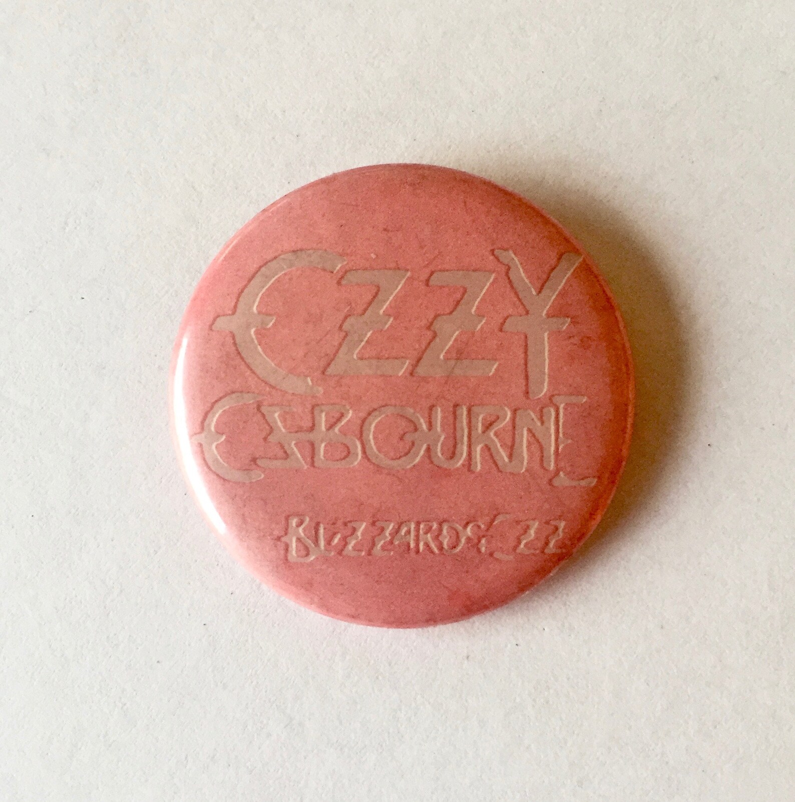 Ozzy OSBOURNE Pin/button Pin Circa 1980s Black Sabbath | Etsy
