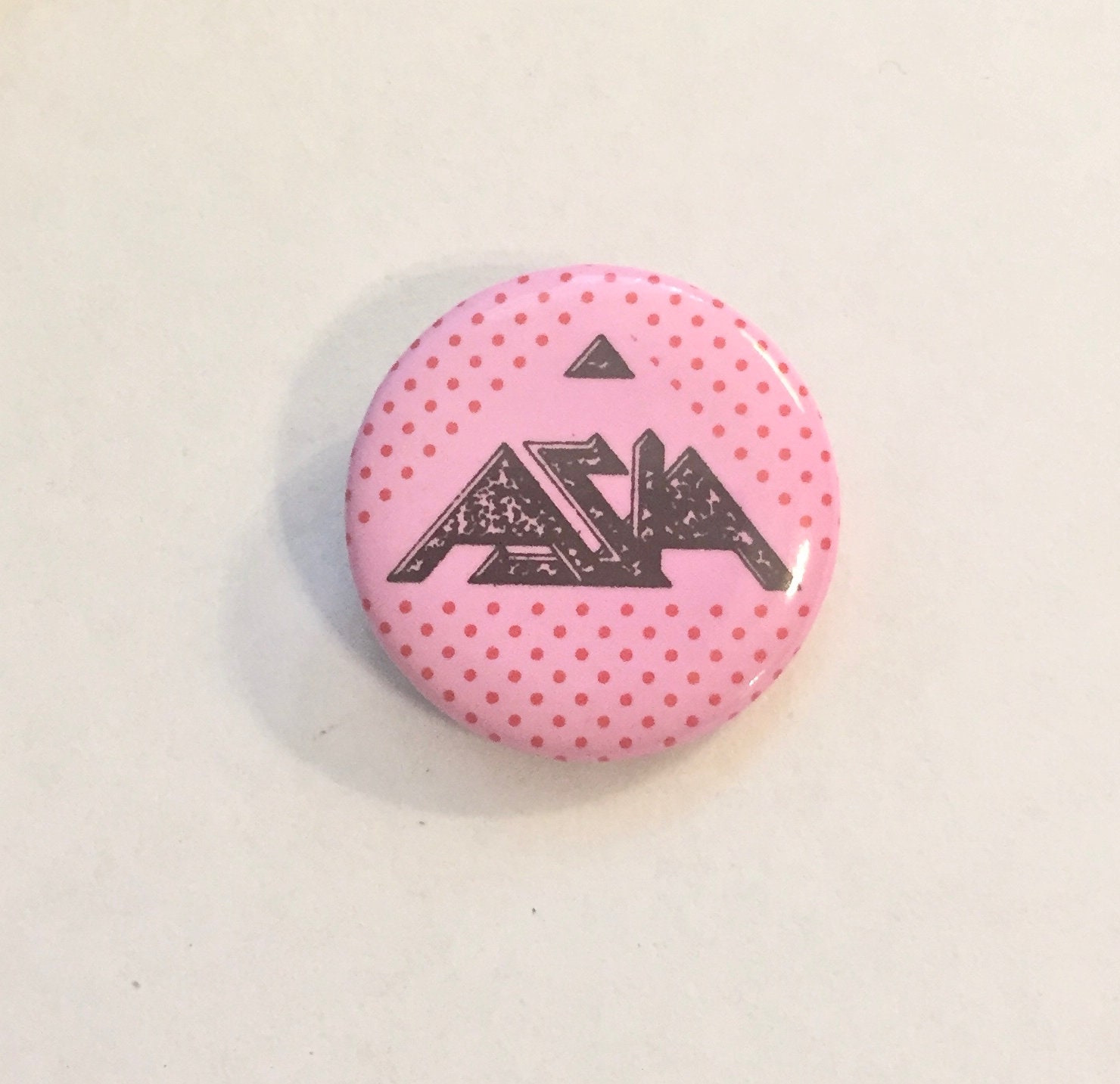 Asia Pin/button * Pin Circa 1980s * Vintage * Original * Collectible ...