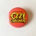 Ozzy OSBOURNE Pin/button * Pin Circa 1980s * Black Sabbath * Vintage ...
