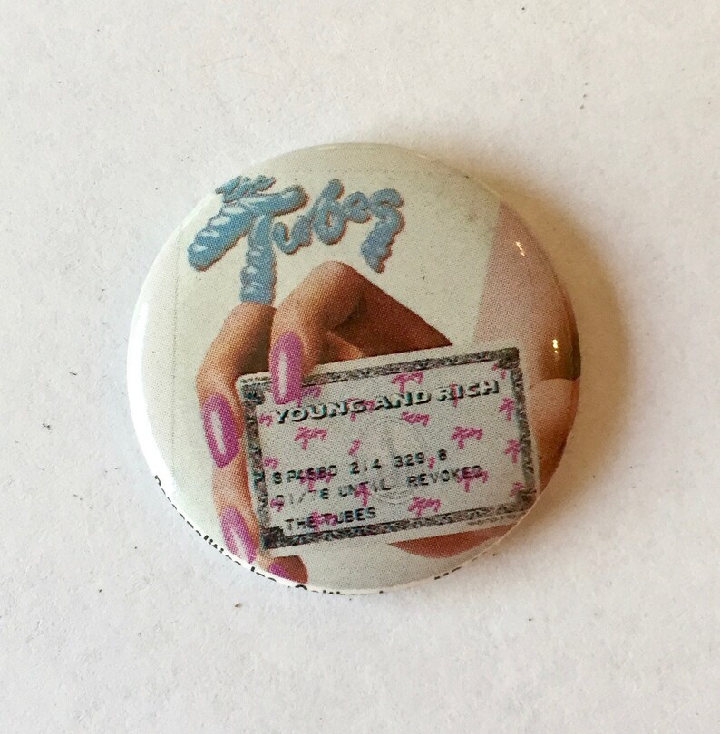 The TUBES Pin/button * Pin Circa 1980s * Vintage * Original * 3 Styles ...