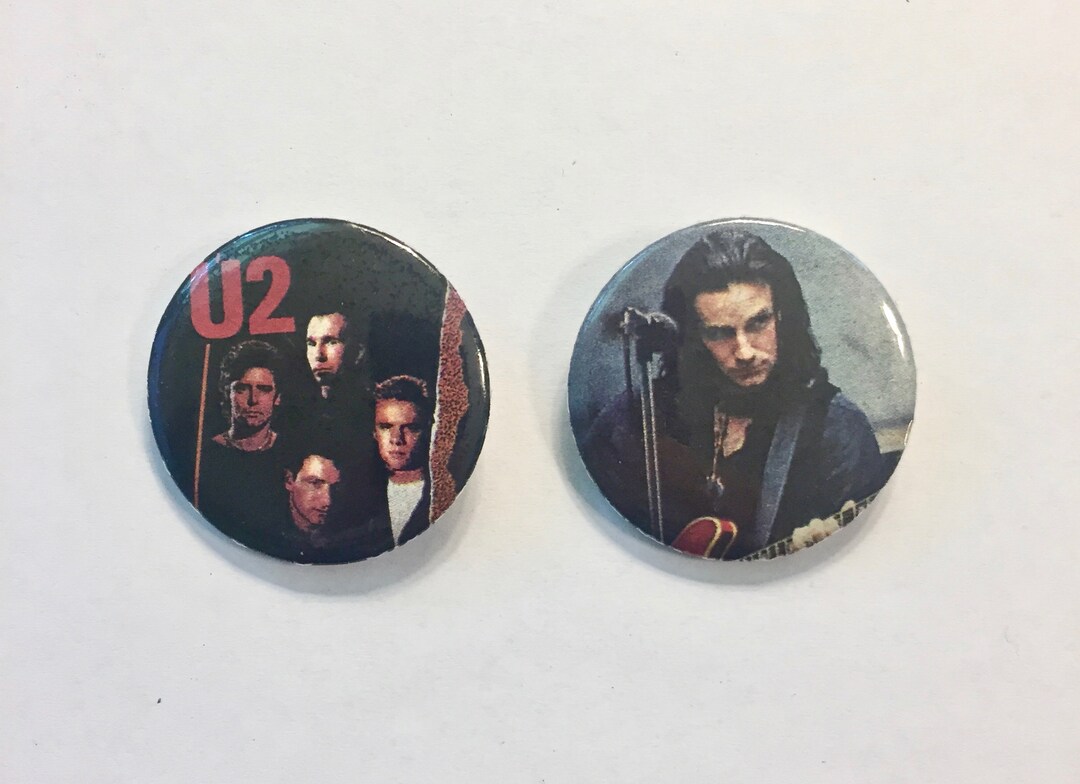 U2 Pin/button * Pin Circa 1980s * Vintage * Original * Collectible * 2 ...