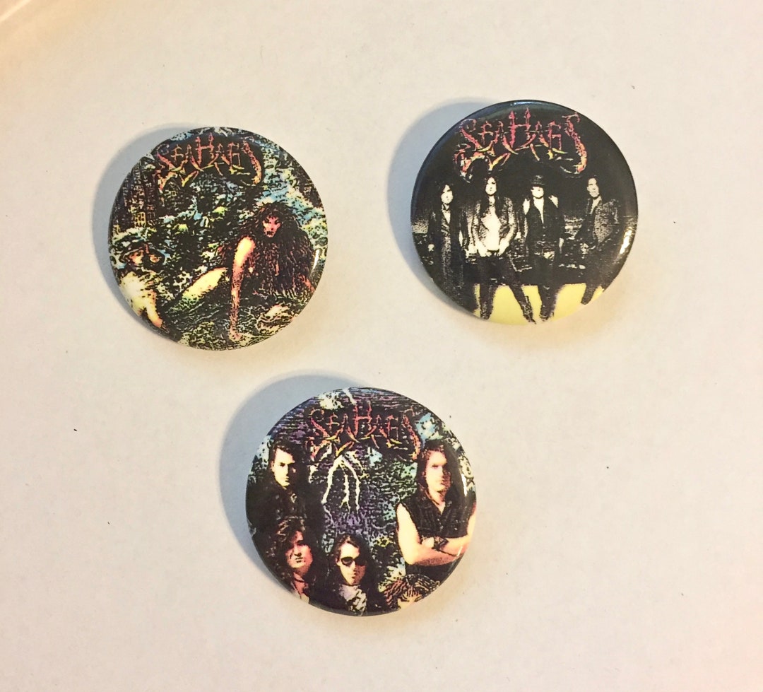 Sea Hags Pin/button * Pin Circa 1980s * Vintage * Original * Ron Yocom ...