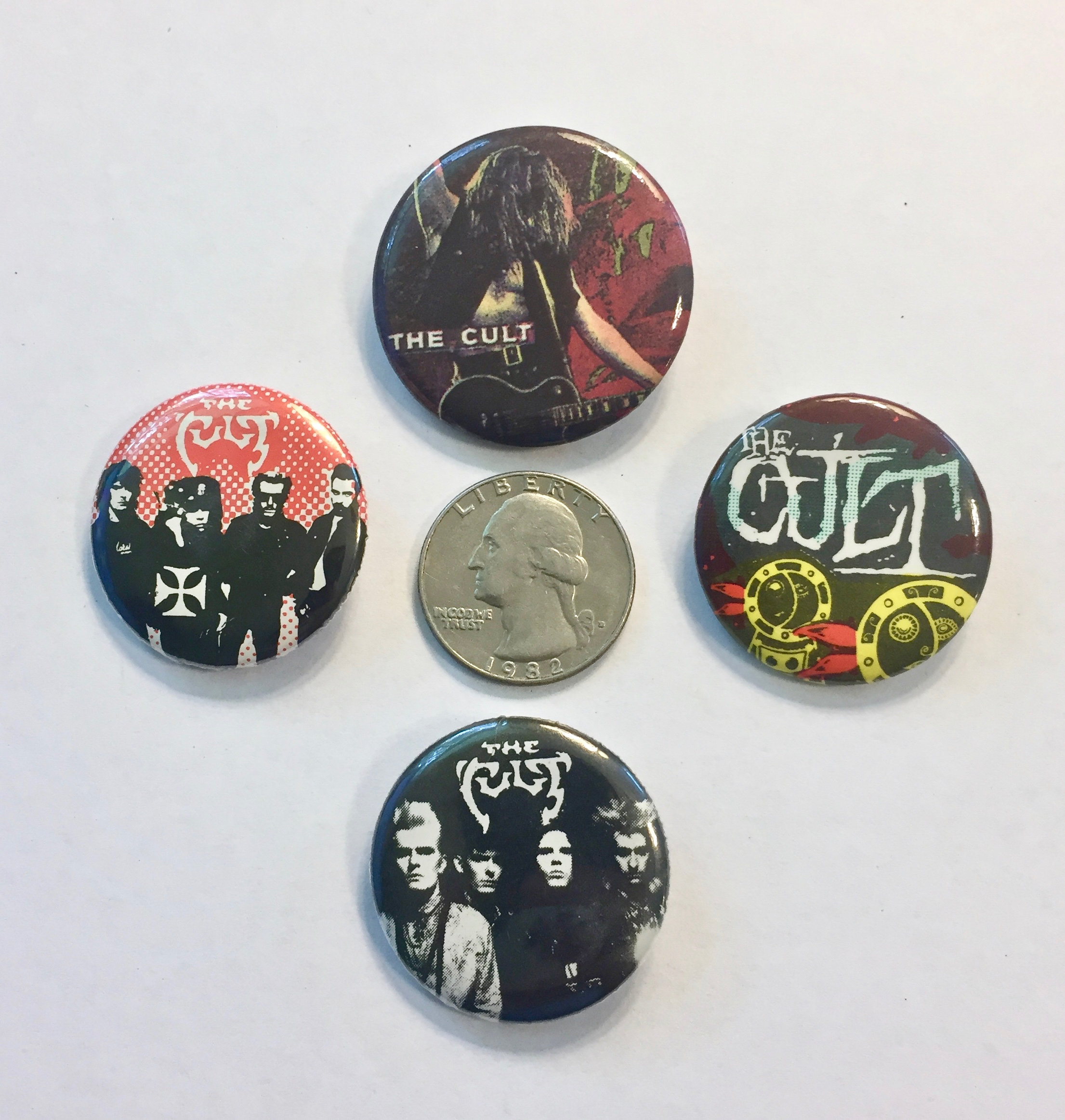 The CULT Pin/button * Pin Circa 1980s * Vintage * Original ...