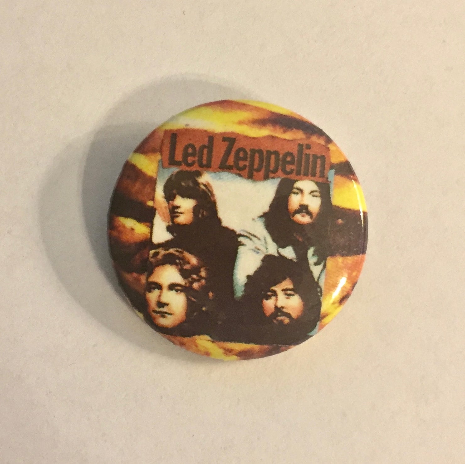 Led Zeppelin Pin/button Pin Circa 1980s Vintage Original - Etsy