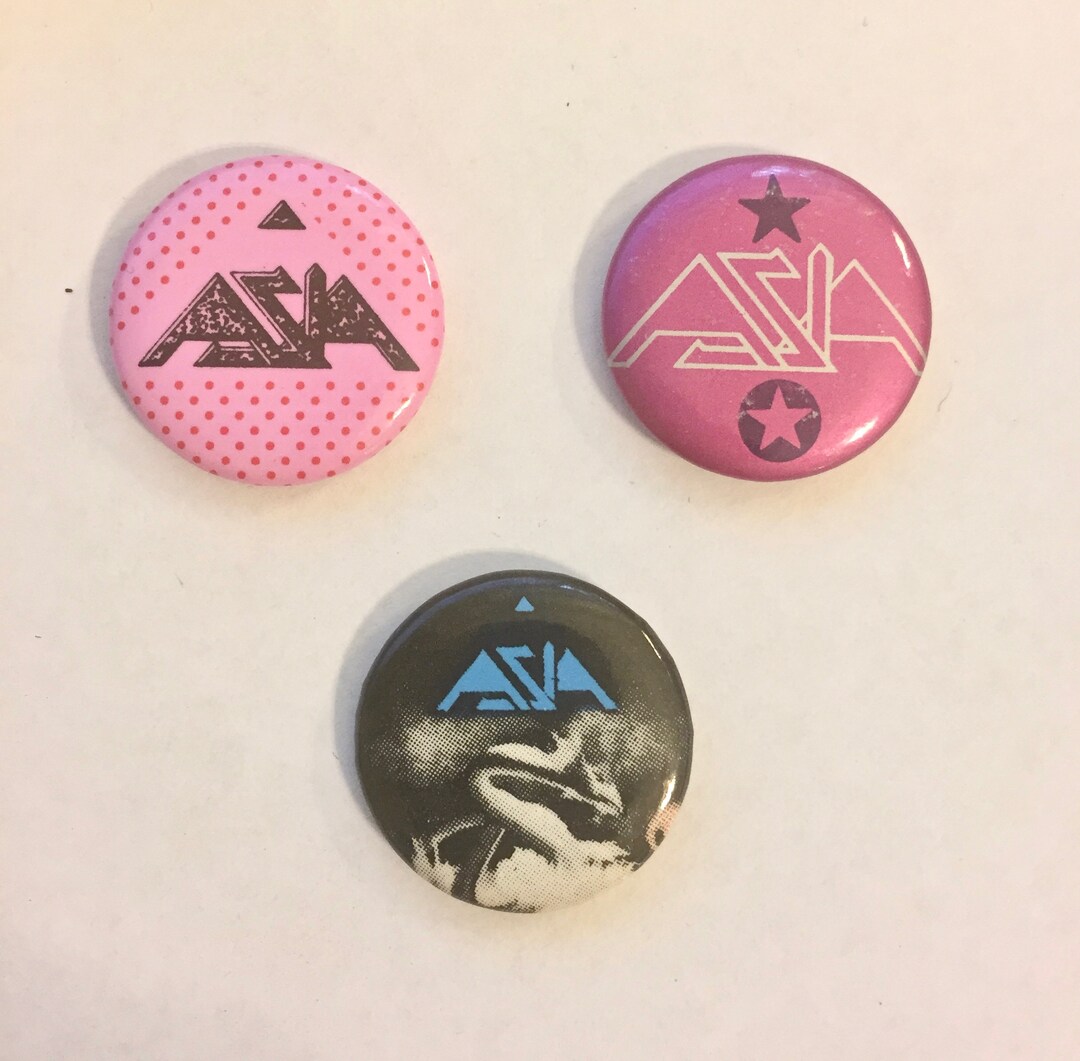 Asia Pin/button * Pin Circa 1980s * Vintage * Original * Collectible ...