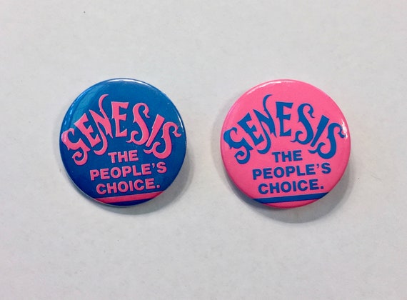 Genesis Pin/button Pin Circa 1980s Vintage Original | Etsy