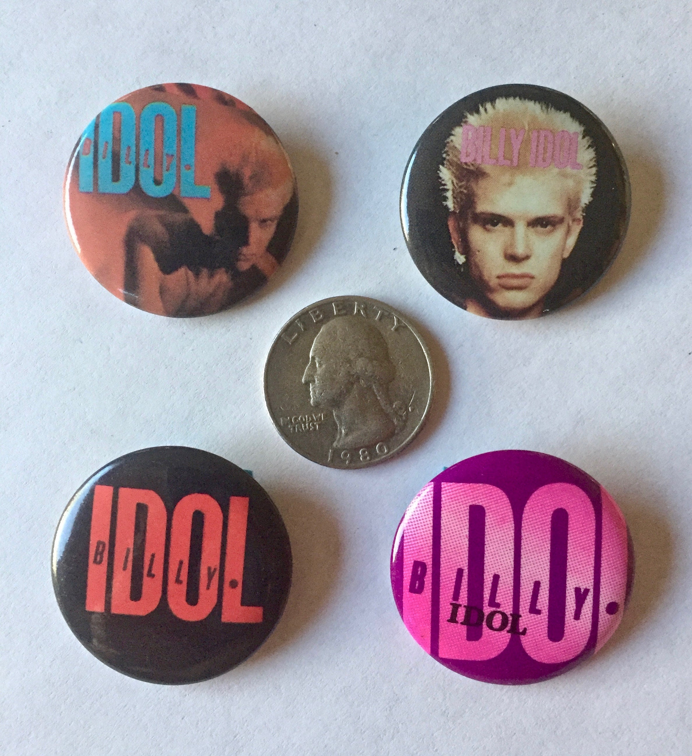 Billy IDOL Pin/Button Pin Circa 1980s Vintage Original | Etsy