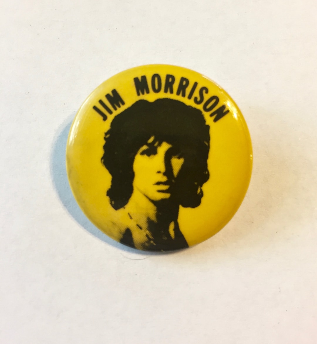 The Doors / Jim Morrison Pin/button * Pin Circa 1980s * Vintage ...