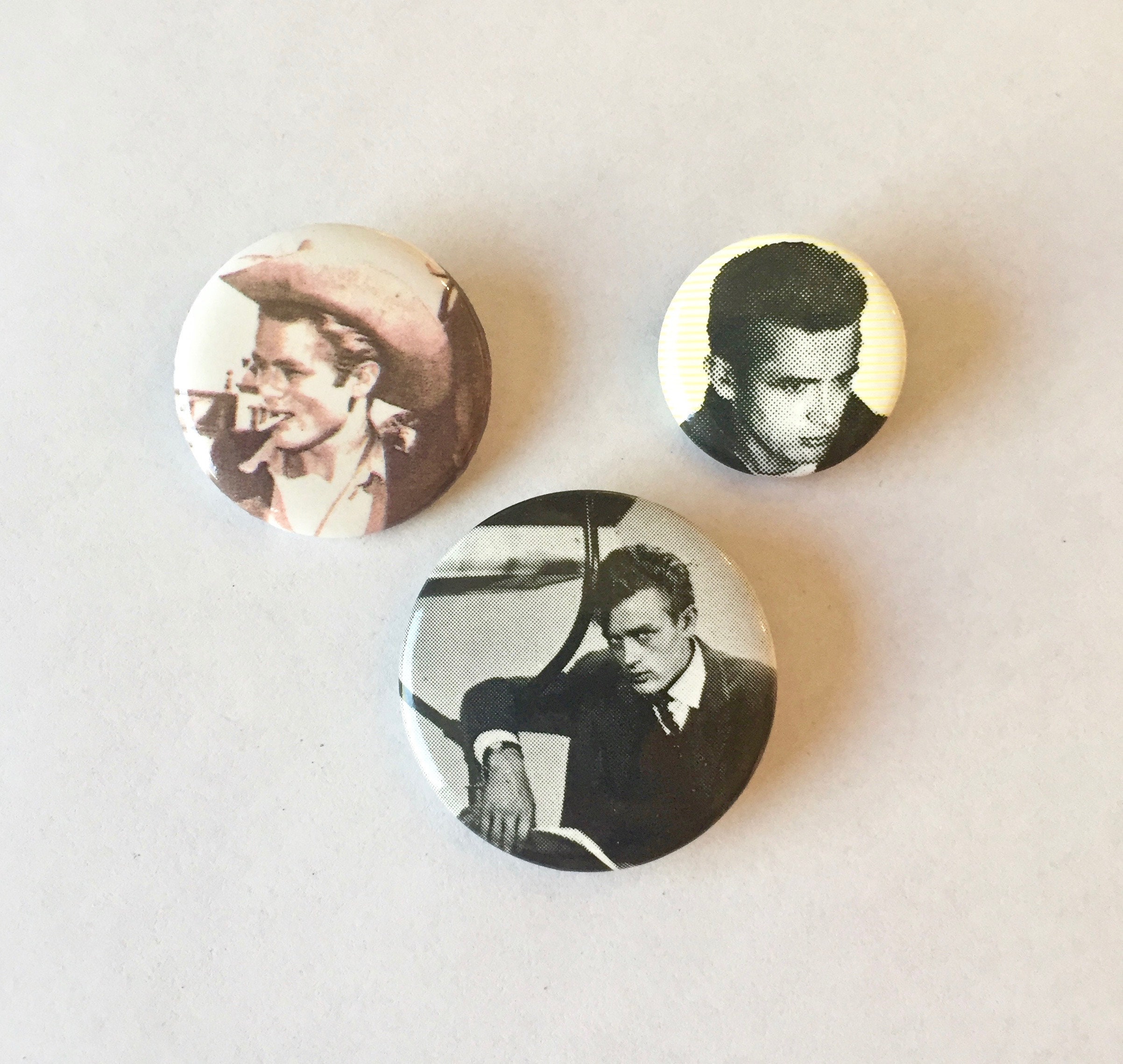 James DEAN Pin/button * Pin Circa 1980s * Vintage * Original ...