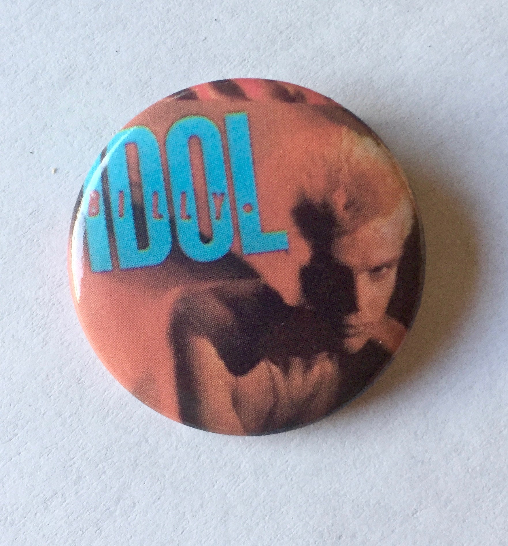Billy IDOL Pin/button Pin Circa 1980s Vintage Original | Etsy