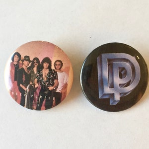 Deep Purple Pin/button Circa 1980s Vintage Original | Etsy