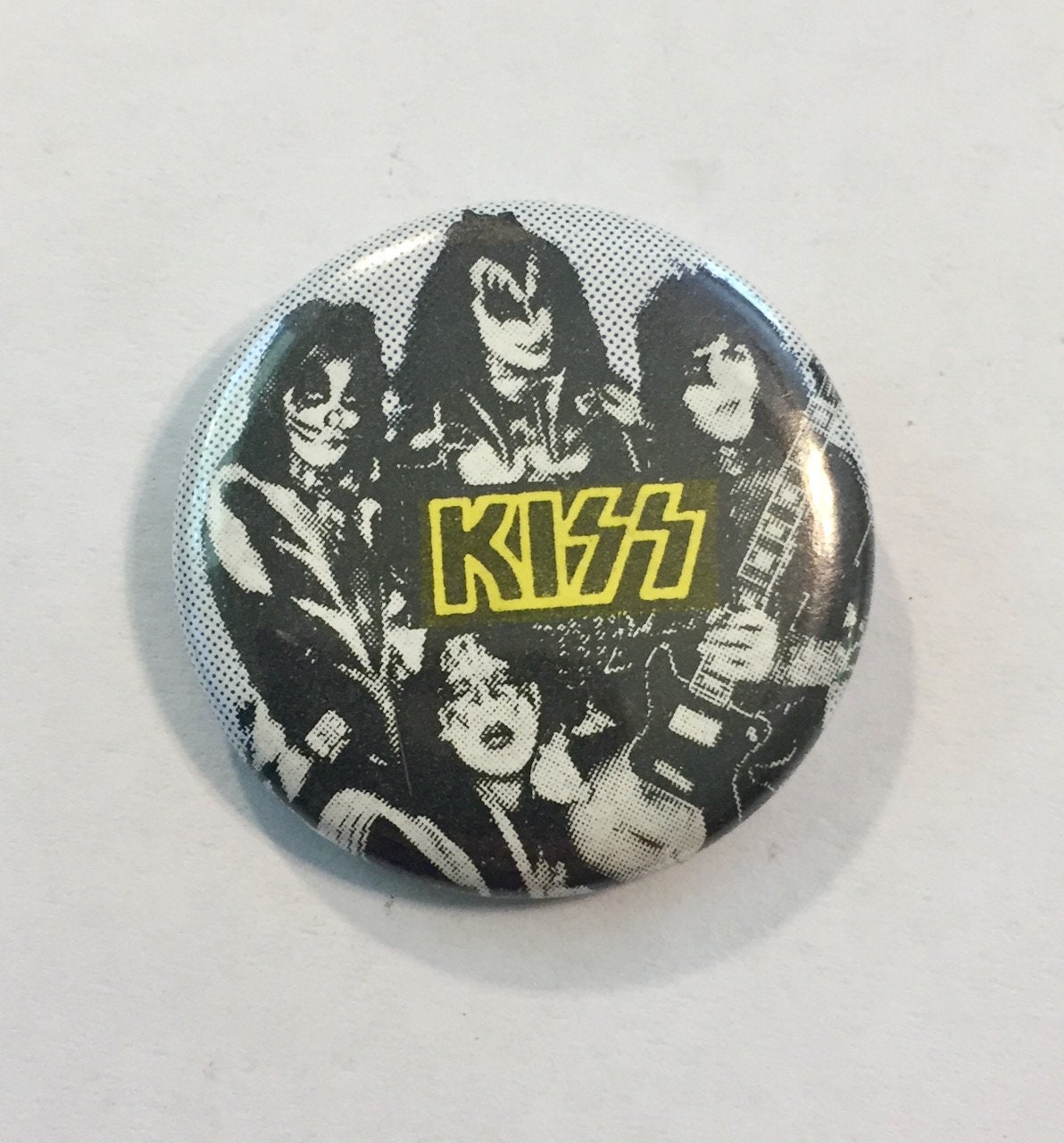 Kiss Pin/Button Pin Circa 1980s Vintage Original 4 | Etsy