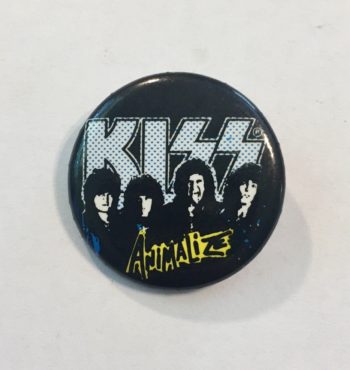 Kiss Pin/Button Pin Circa 1980s Vintage Original 4 | Etsy