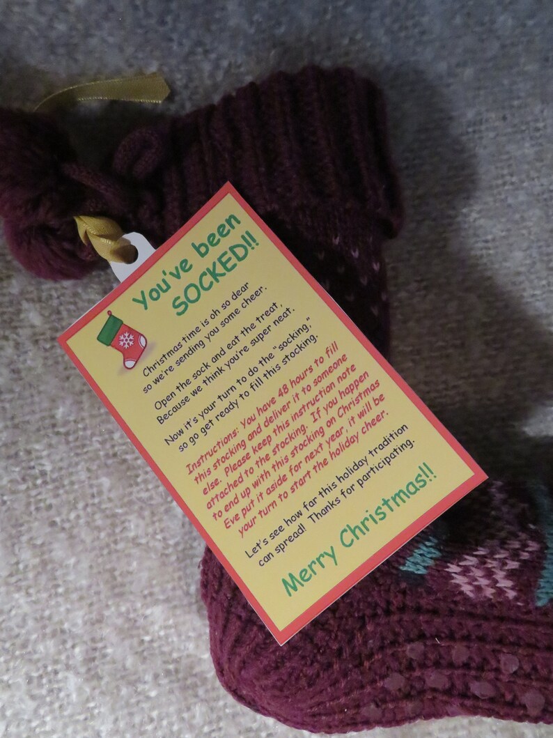 You Ve Been Socked Printable