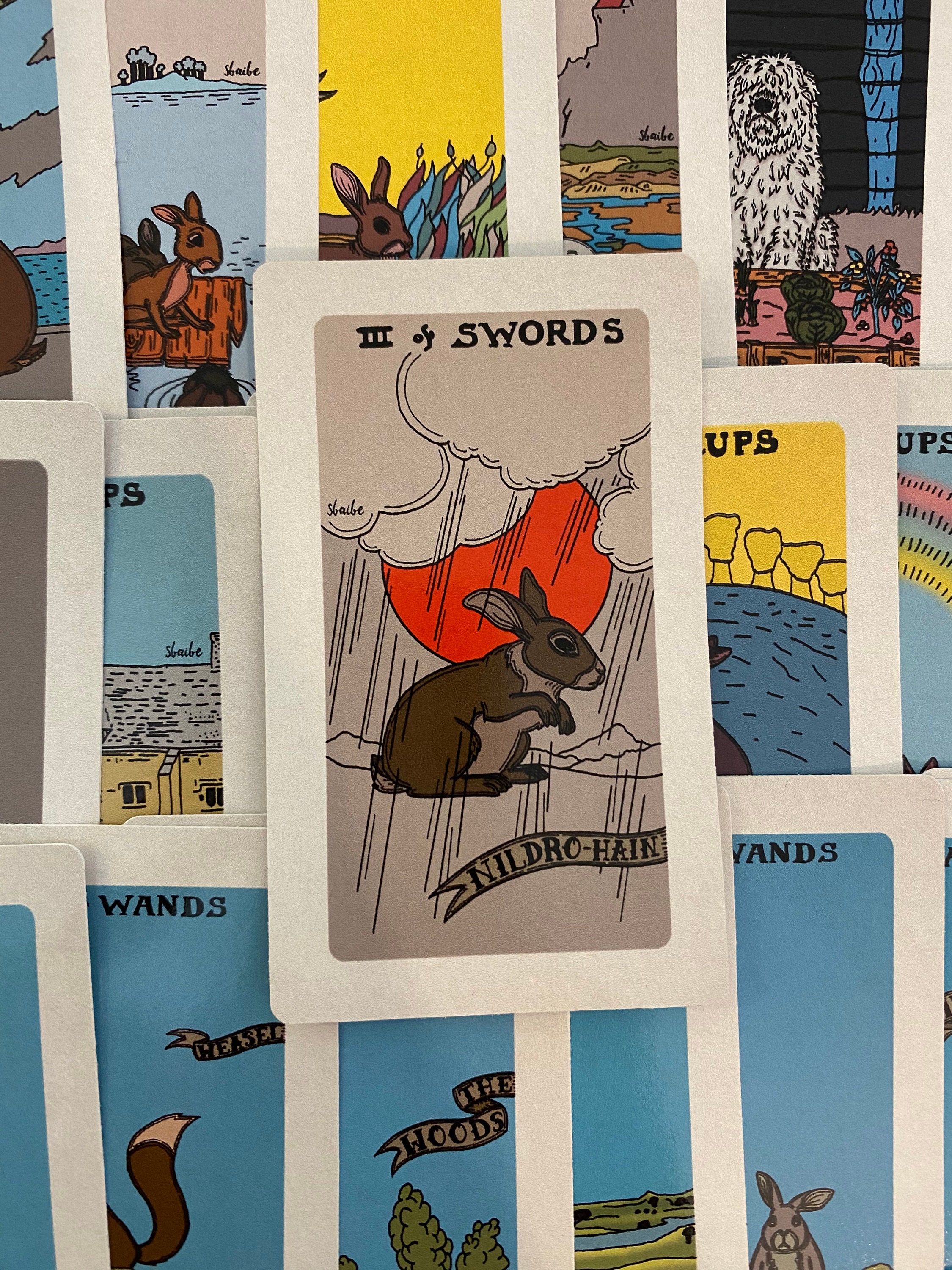 Rabbit Tarot Full Deck STICKERS SET of 78 - Etsy