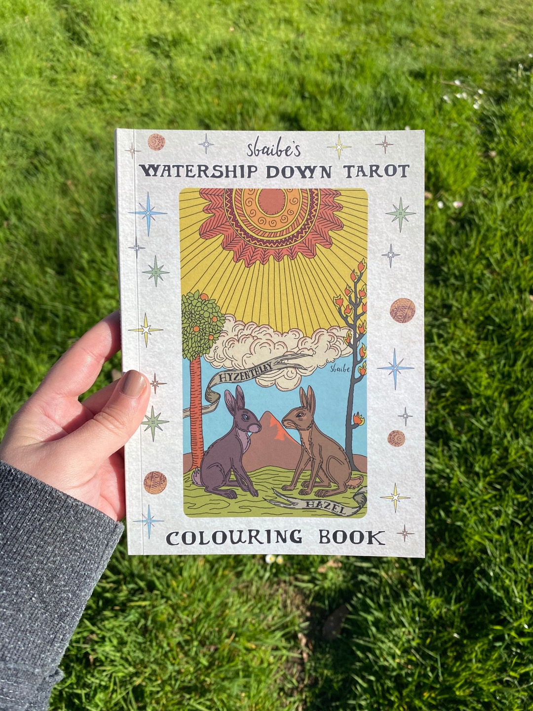 Rabbit Tarot Colouring Book - Etsy