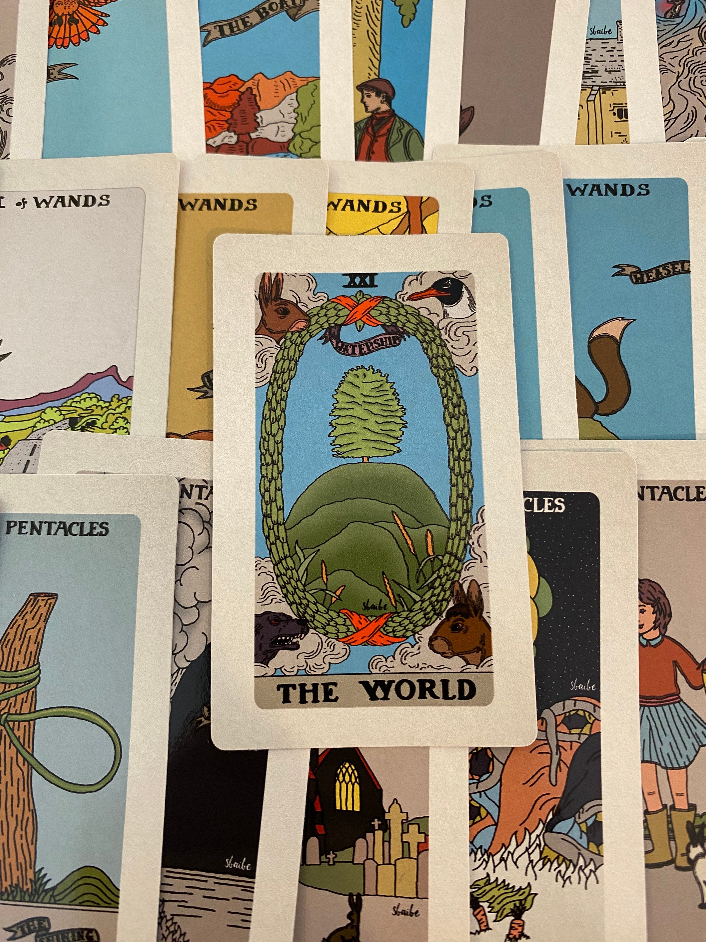 Rabbit Tarot Full Deck STICKERS SET of 78 - Etsy