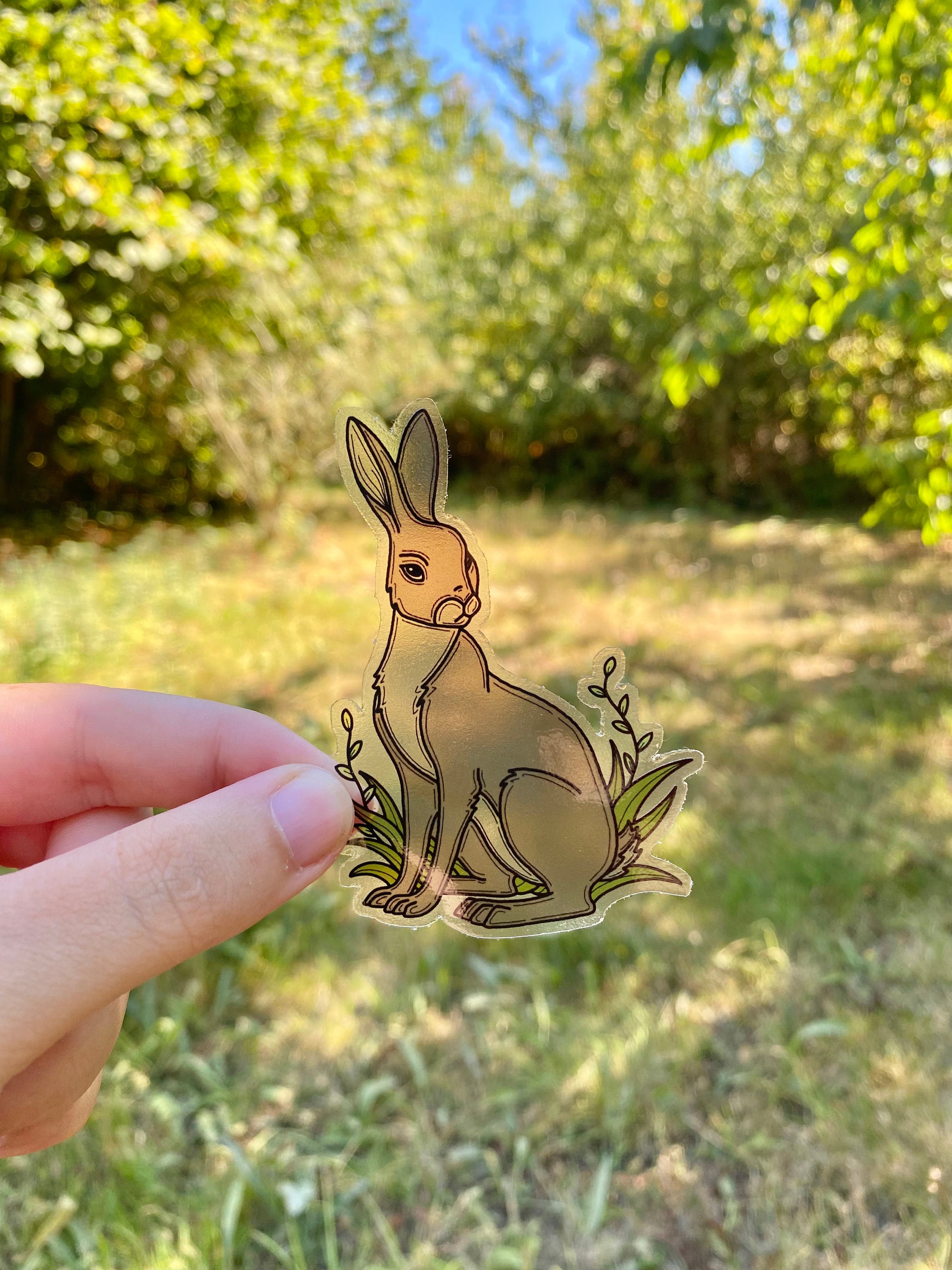 Rabbits SET OF 3 Stickers - Etsy