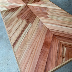 Handmade Redwood Table – Custom Sizes & Heights, Reclaimed Style Desk ...