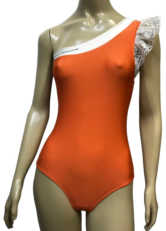 Paco Rabanne Vintage Swimsuit One Piece Swimsuit 80… Gem