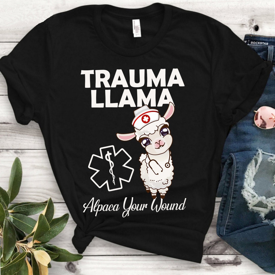Trauma Llama | Tee Shirt T-shirt Tshirt Ladies' Women's Unisex ...