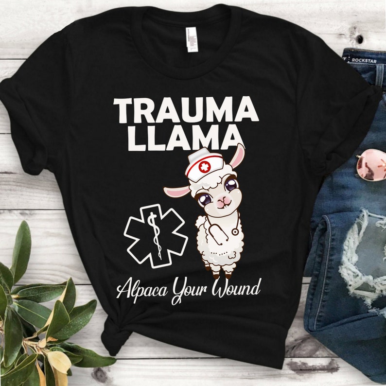 Trauma Llama | Tee Shirt T-shirt Tshirt Ladies' Women's Unisex ...