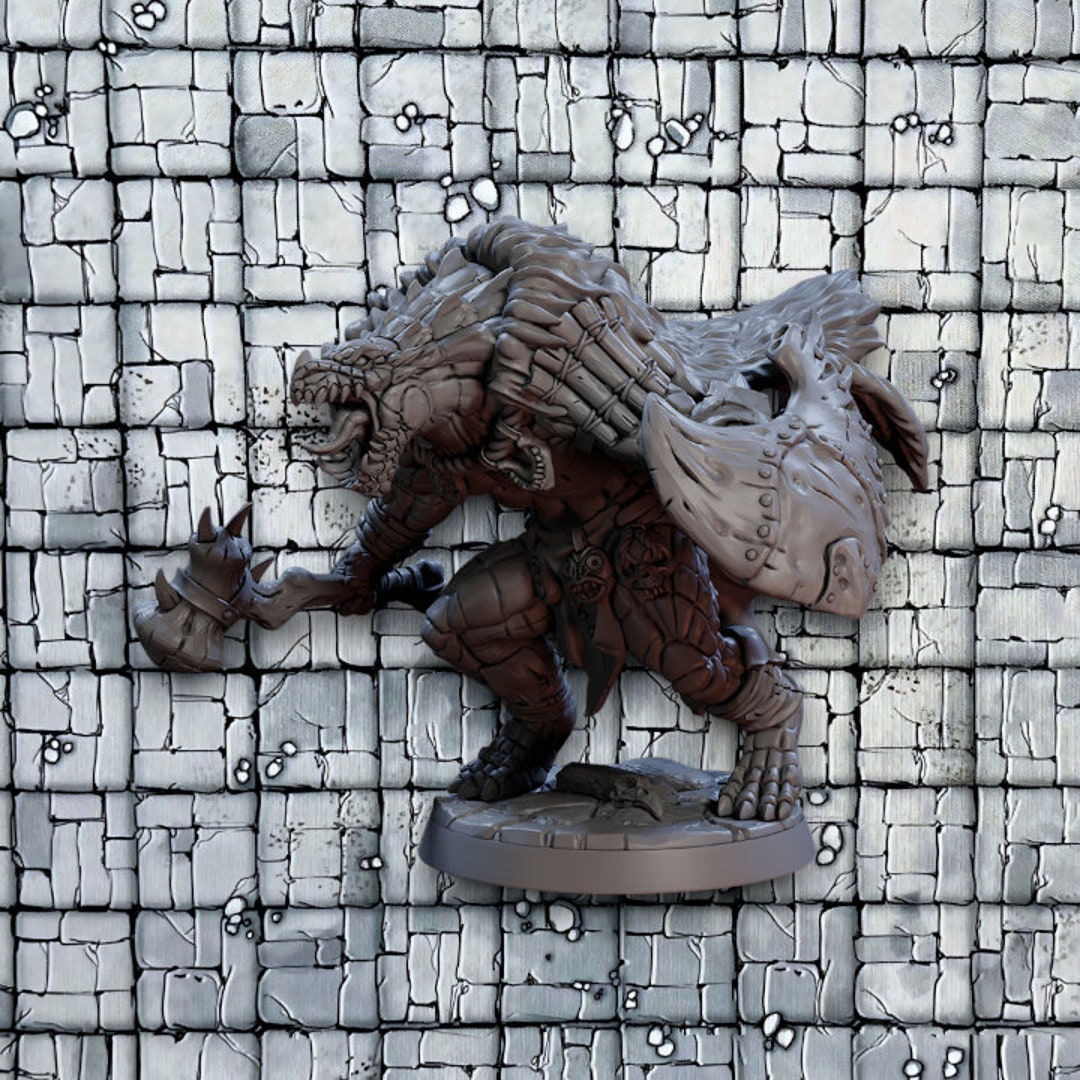 Frostheart Lizard B, 12k Resin Dungeons and Dragons Miniatures Dnd D&D ...