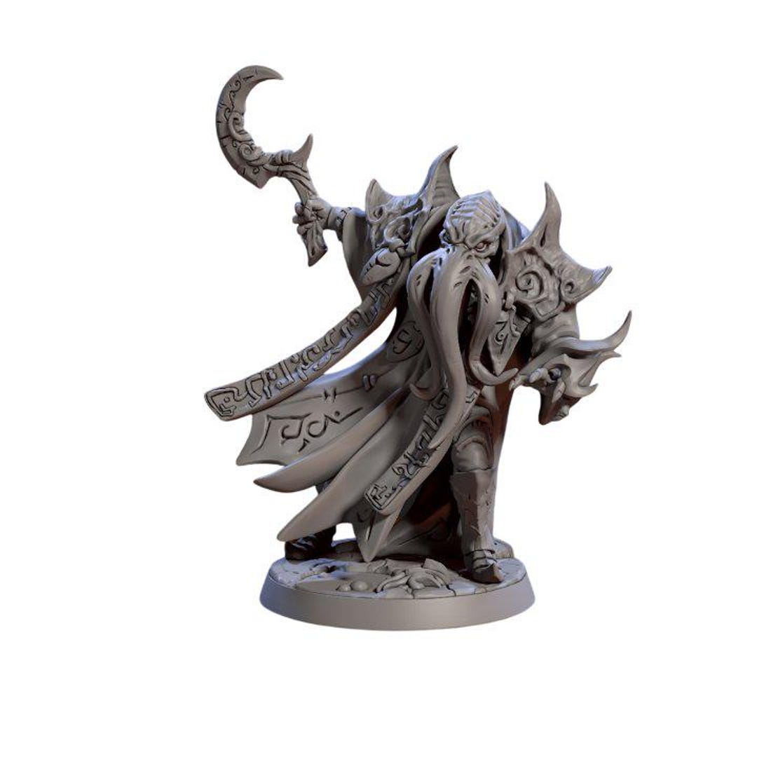 Slathaai Illithid, 14k Resin Dungeons and Dragons Dnd Miniatures D&D ...