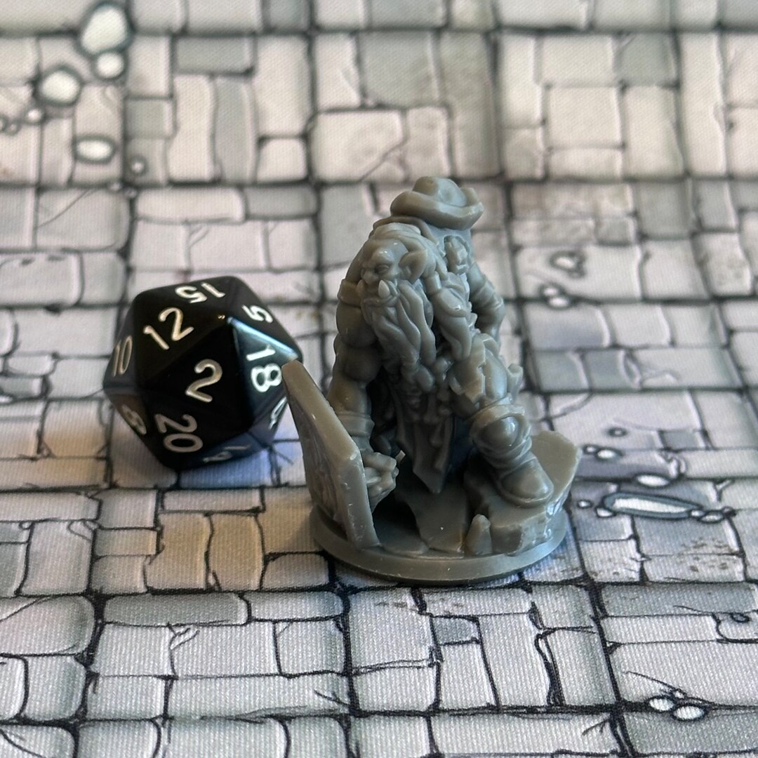 Orc Mauler 02, 12k Resin Dungeons and Dragons Miniatures Dnd D&D Mini ...