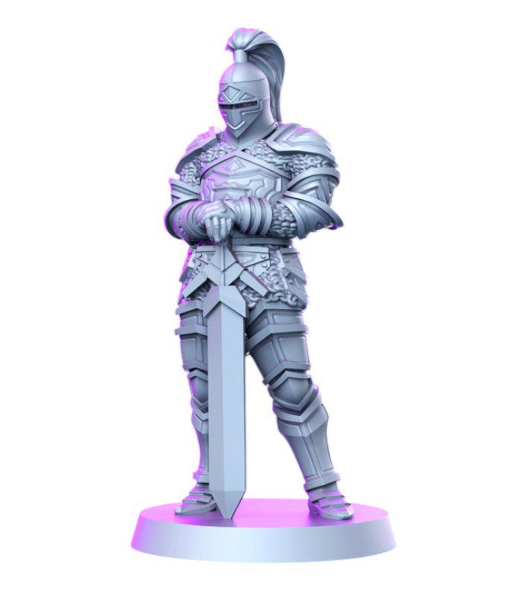 Aaron, 14k Resin Dungeons and Dragons Dnd Miniatures D&D Mini 32mm - Etsy