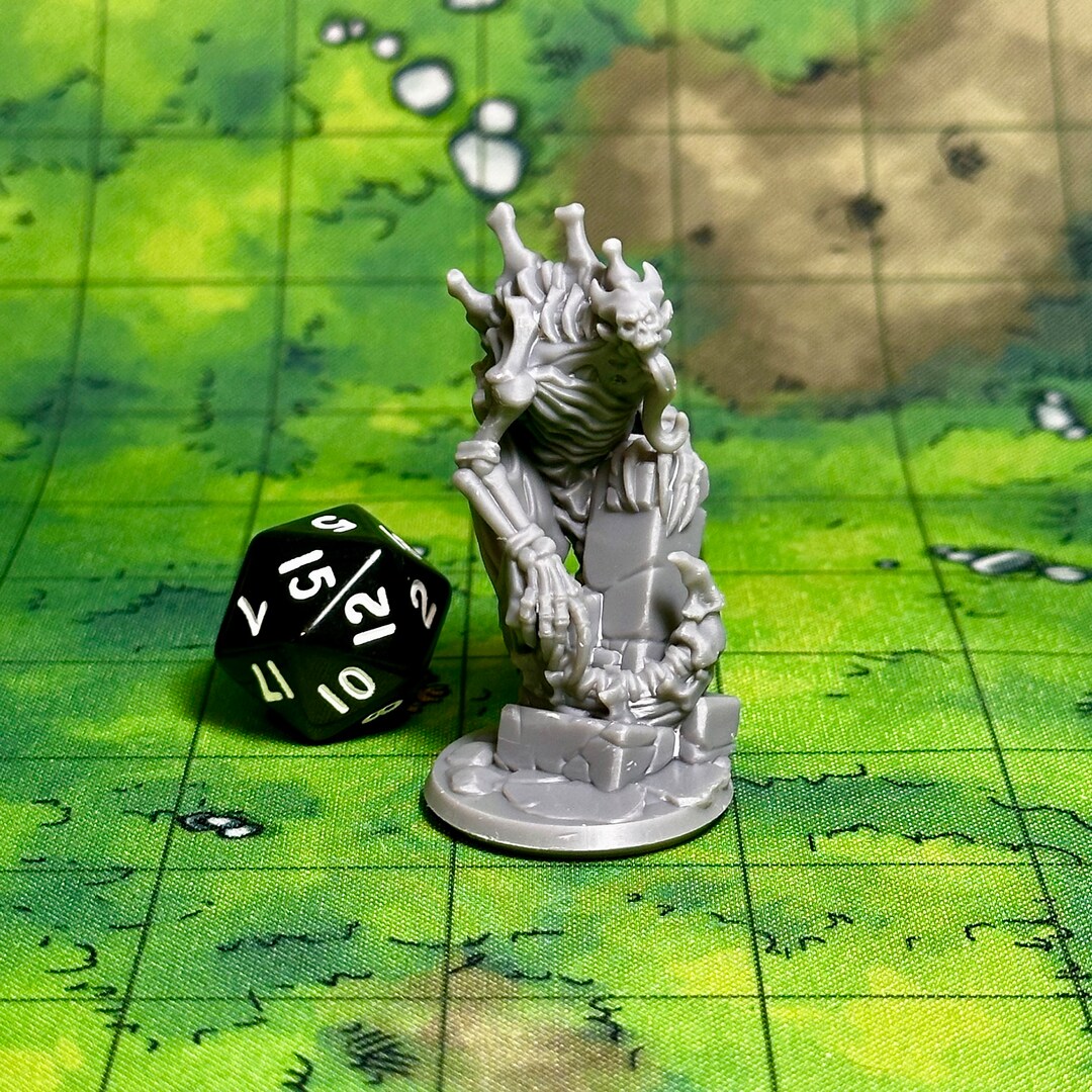 Bone Serpent 03, 12k Resin Dungeons and Dragons Miniatures Dnd D&D Mini ...