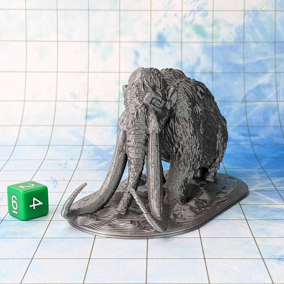 Wooly Mammoth Dungeons and Dragons Miniature Dnd Miniatures - Etsy