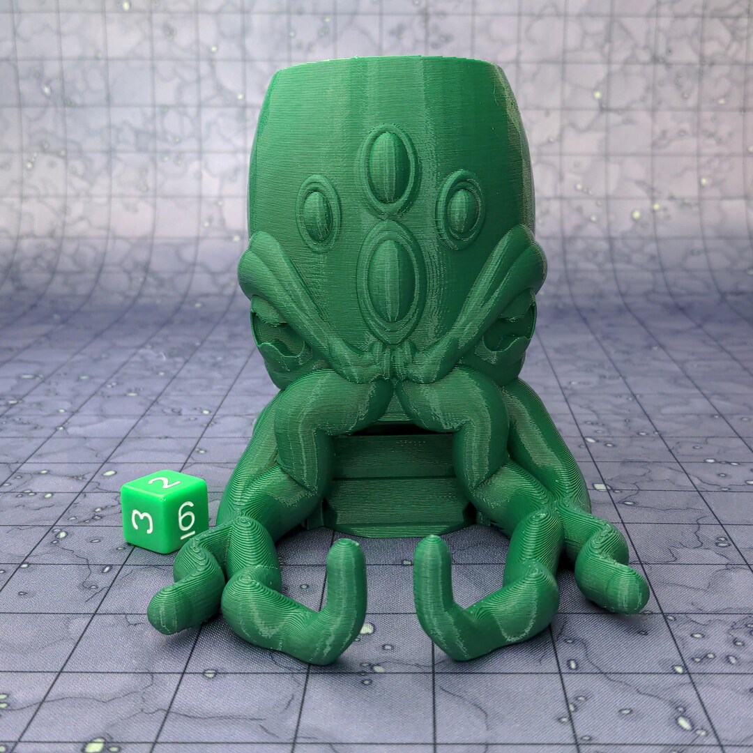 Cthulhu Dice Tower, PLA Dungeons and Dragons Dnd Miniatures D&D Mini ...