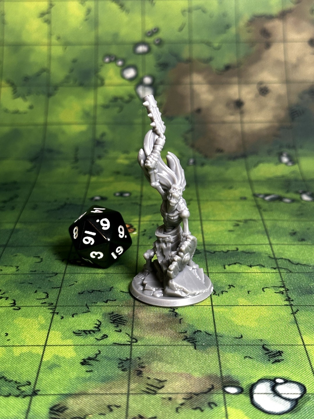 Skeleton Flailer 01 Dungeons and Dragons 8k Resin Miniatures - Etsy