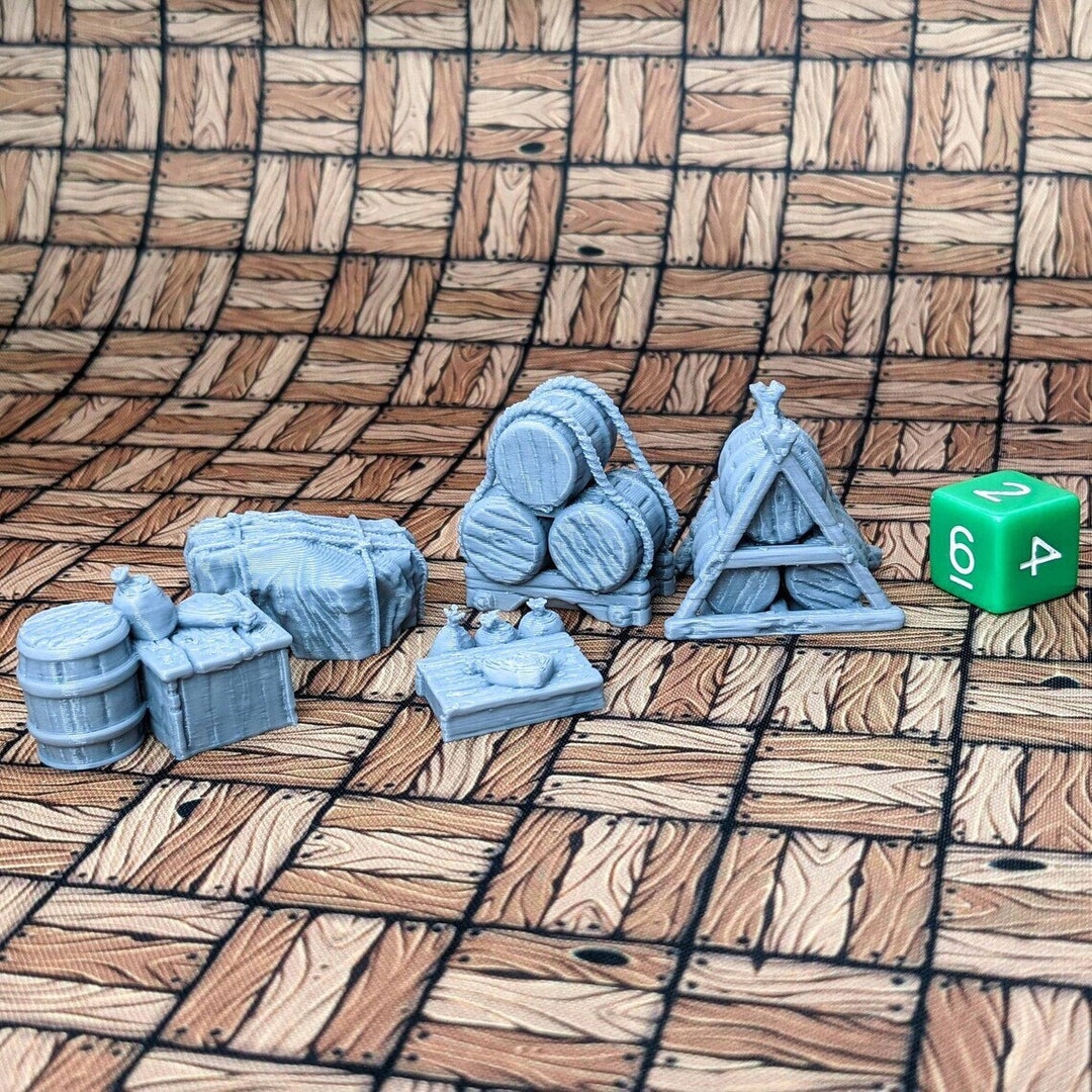 Cargo Dungeons and Dragons Dnd Scatter Terrain Mini - Etsy