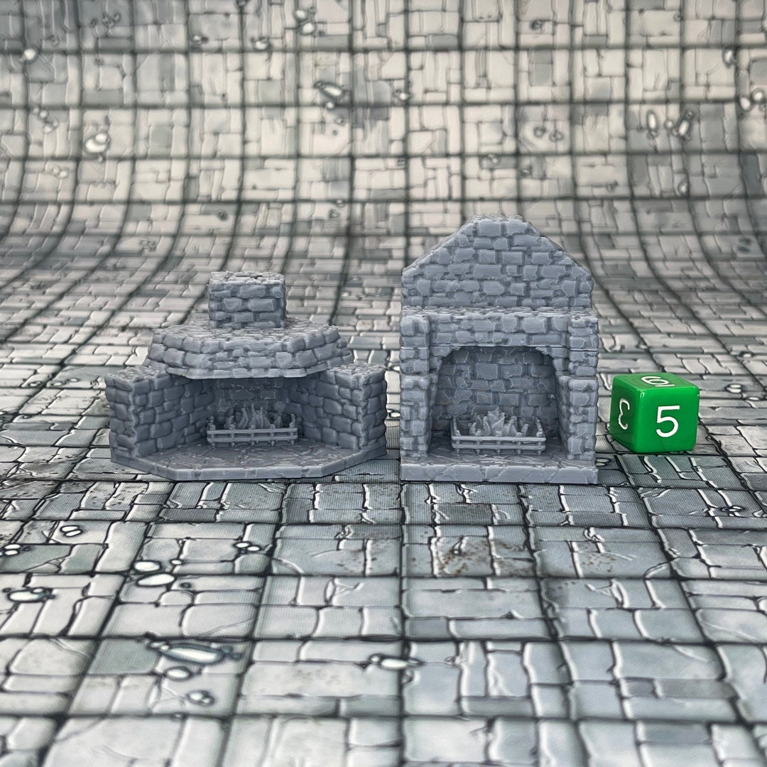 Fireplaces Dungeons and Dragons DnD Scatter Terrain Mini - Etsy 日本