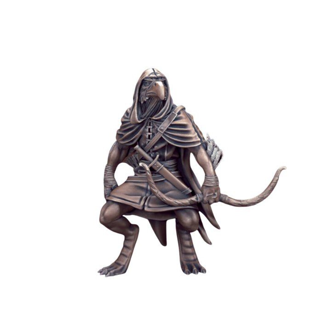 Kenku Ranger Male, 14k Resin Dungeons and Dragons Dnd Miniatures D&D ...