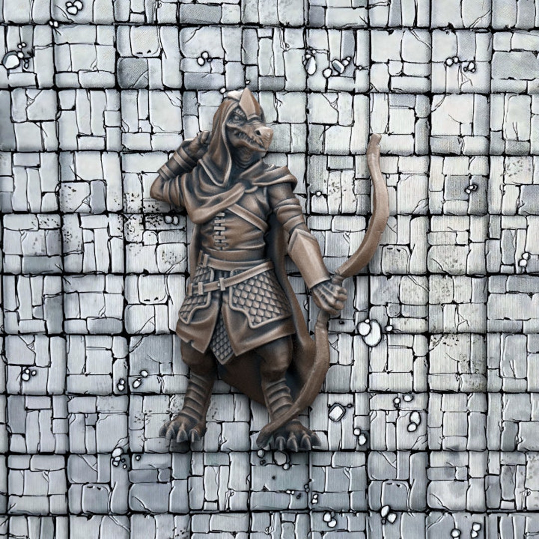 Dragonborn Ranger Female, 12k Resin Dungeons and Dragons Miniatures Dnd ...