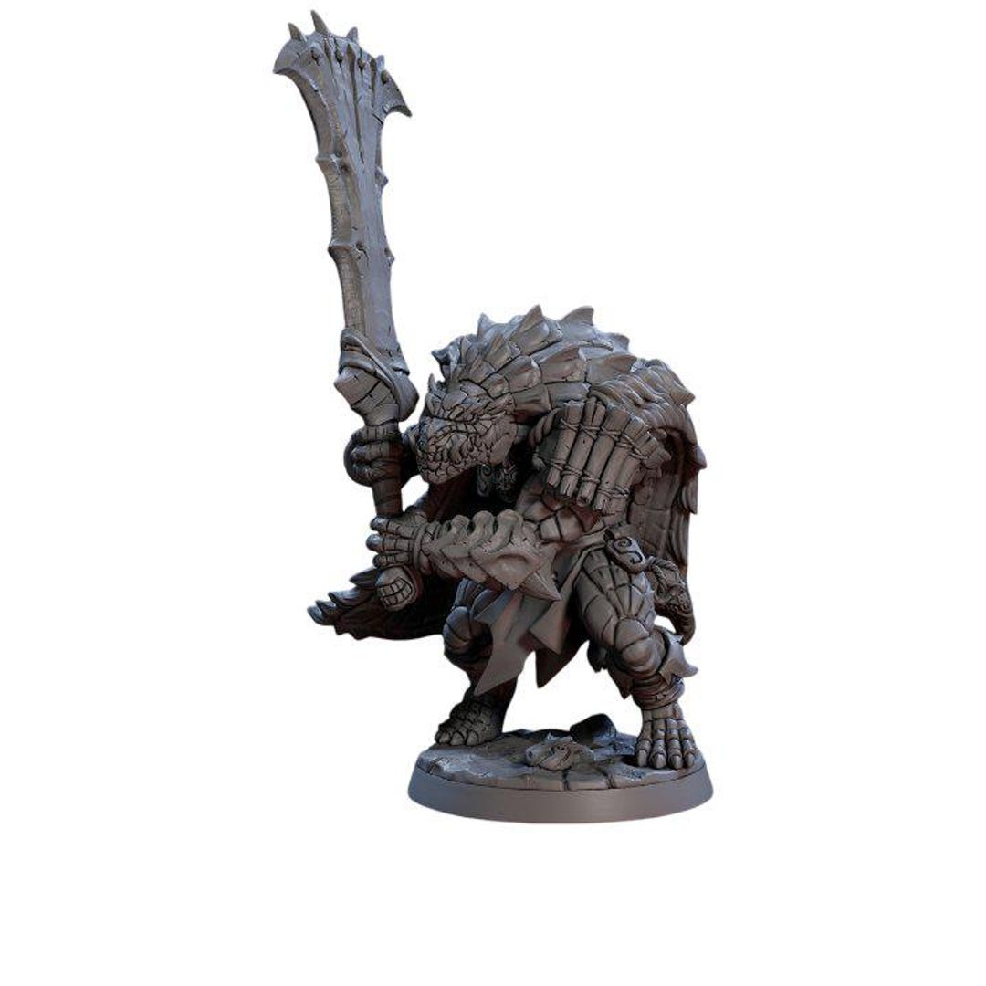 Frostheart Lizard, 14k Resin Dungeons and Dragons Dnd Miniatures D&D ...
