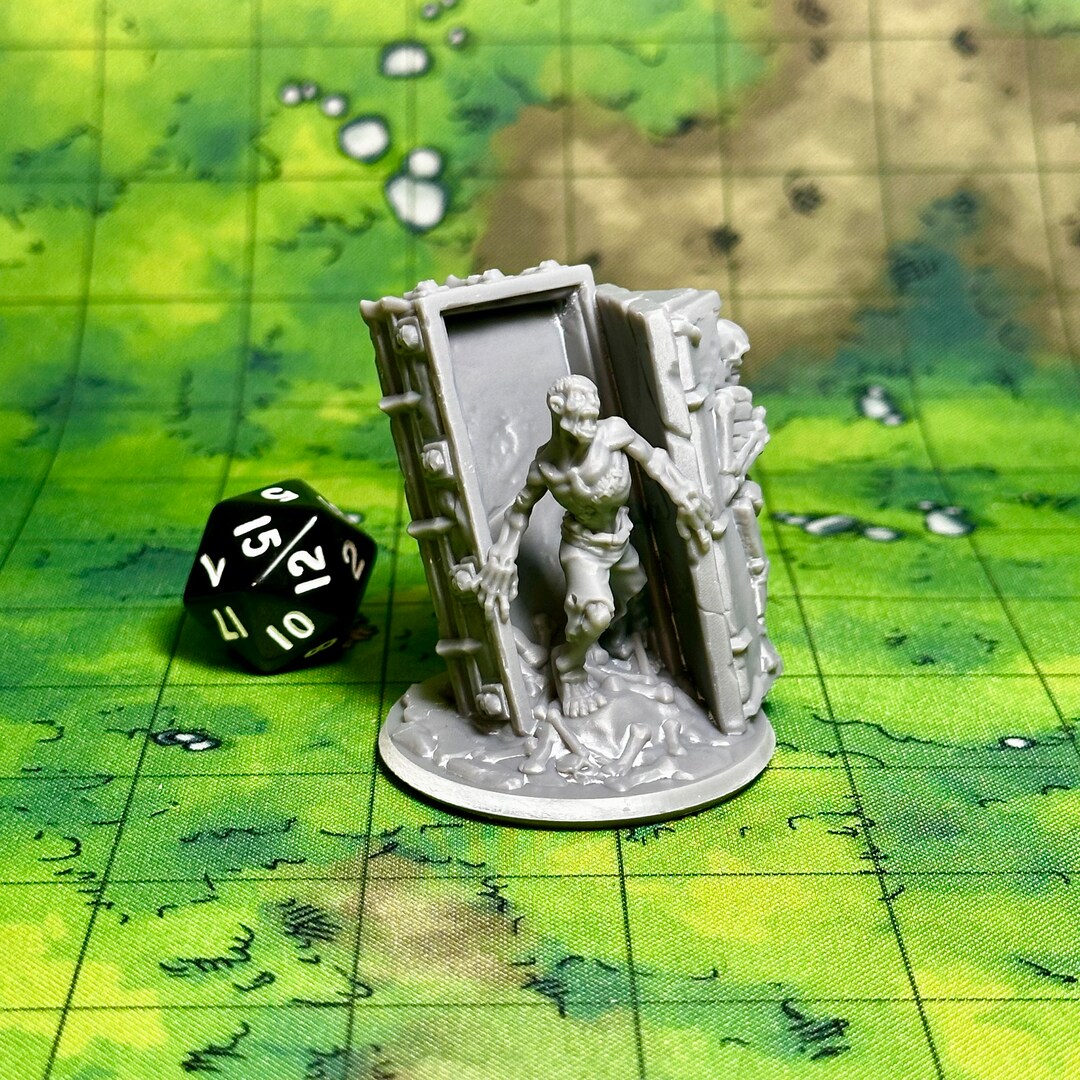 Coffin 02, 12k Resin Dungeons and Dragons Miniatures Dnd D&D Mini 32mm ...