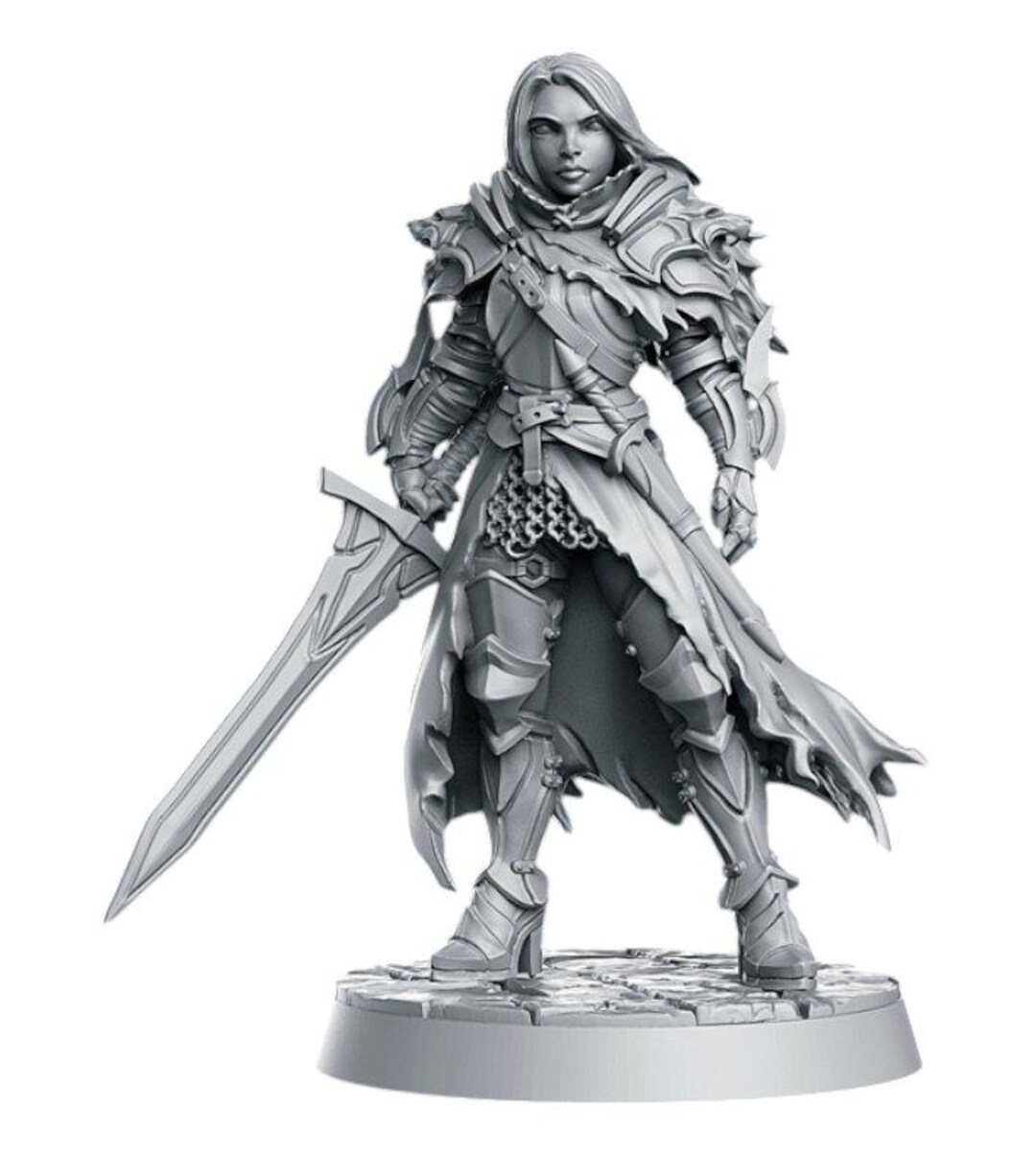 Lydia the Lioness, 14k Resin Dungeons and Dragons Dnd Miniatures D&D ...