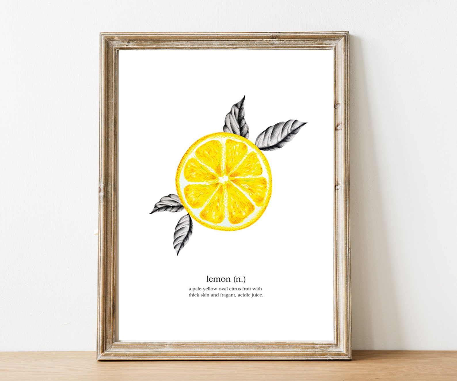 Watercolor Lemon, Definition Print, Lemon Print, Lemon Printable, Lemon ...