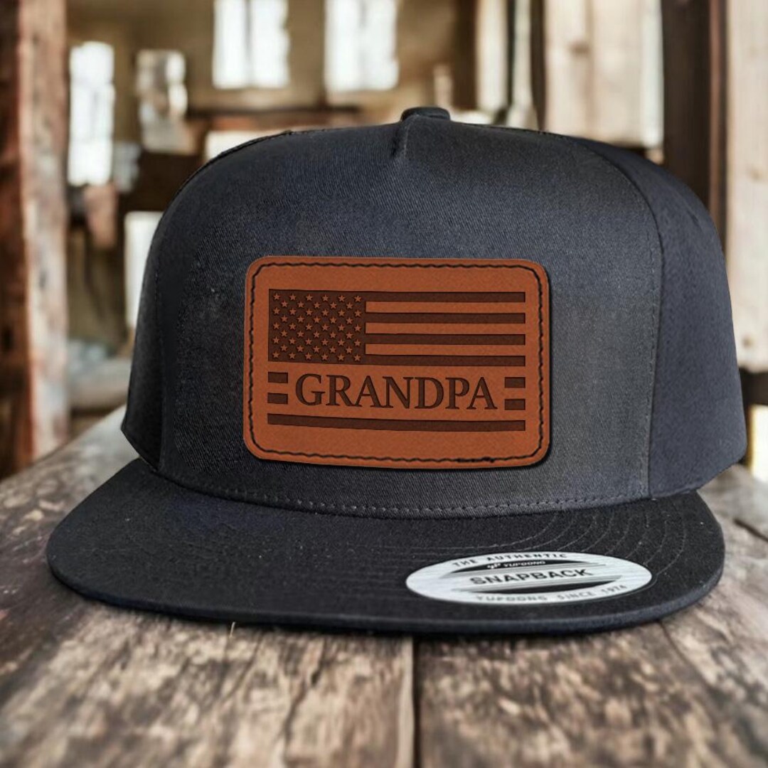 Grandpa Hat American Flag Grandpa Hat Grandpa Snapback Hat Gift for ...