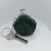 Tiny Dark Green Crochet Beaded Keychain Kiss Lock Coin Purse - Etsy
