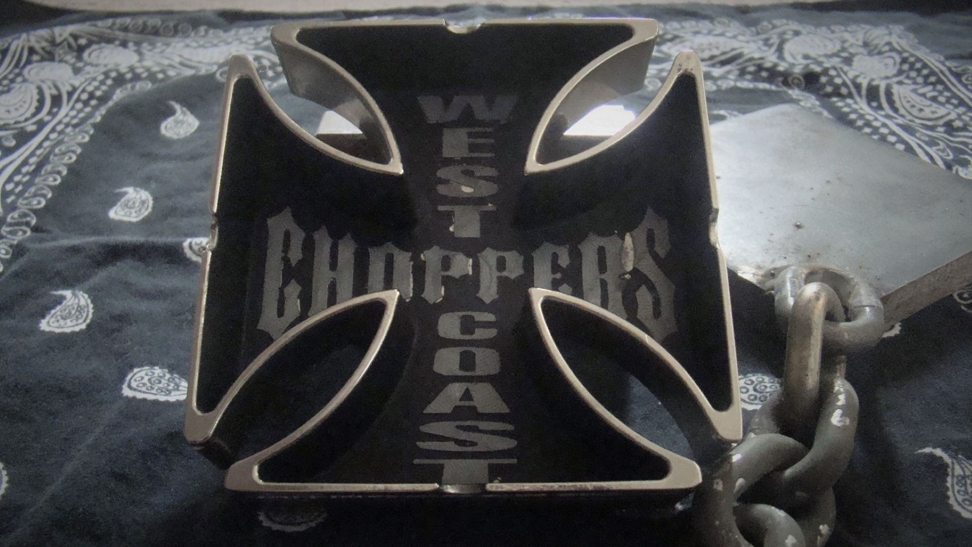 West Coast Choppers Ashtray 2000s Vintage Iron Cross Maltese - Etsy