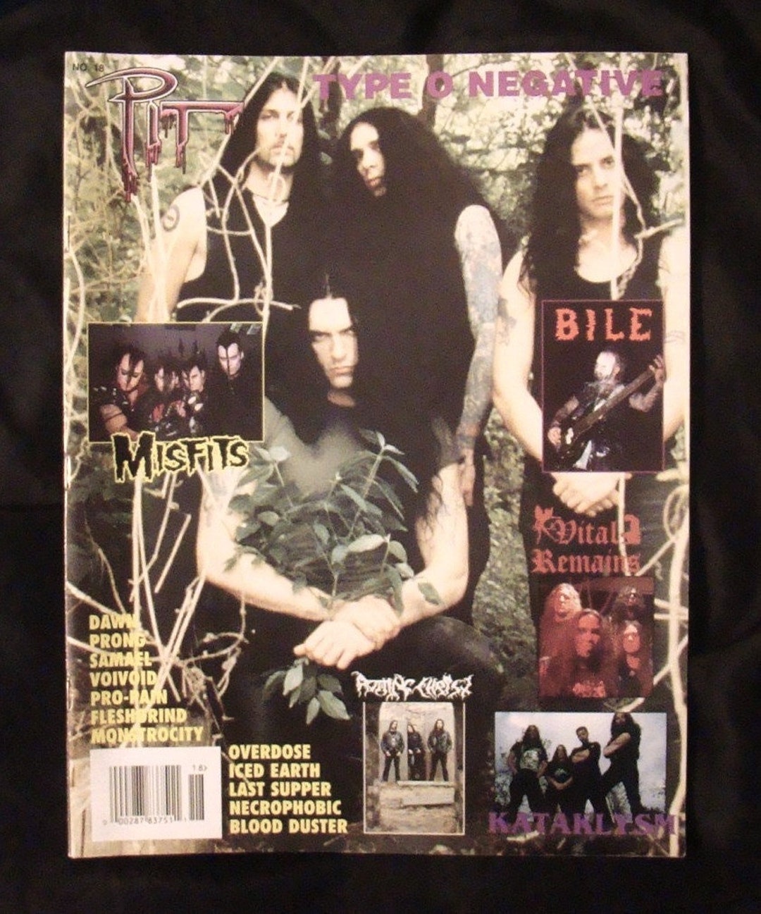 Pit Magazine 18 1997 Type O Negative Cover Vintage Magazine - Etsy