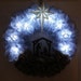 LED Lighted NATIVITY MANGER Wreath With Large Star of Bethlehem Burlap ...