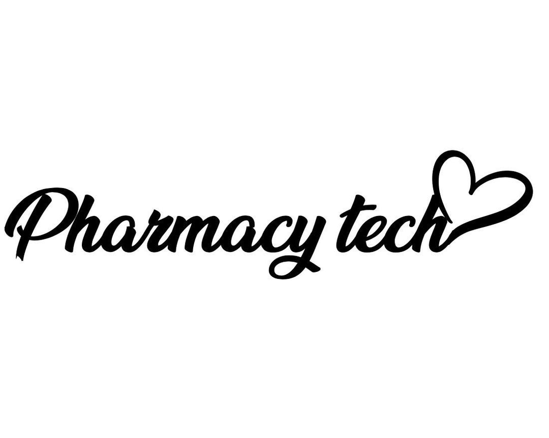 Pharmacy Tech Decal, Windshield Decal, Car Sticker, Windshield Banner ...